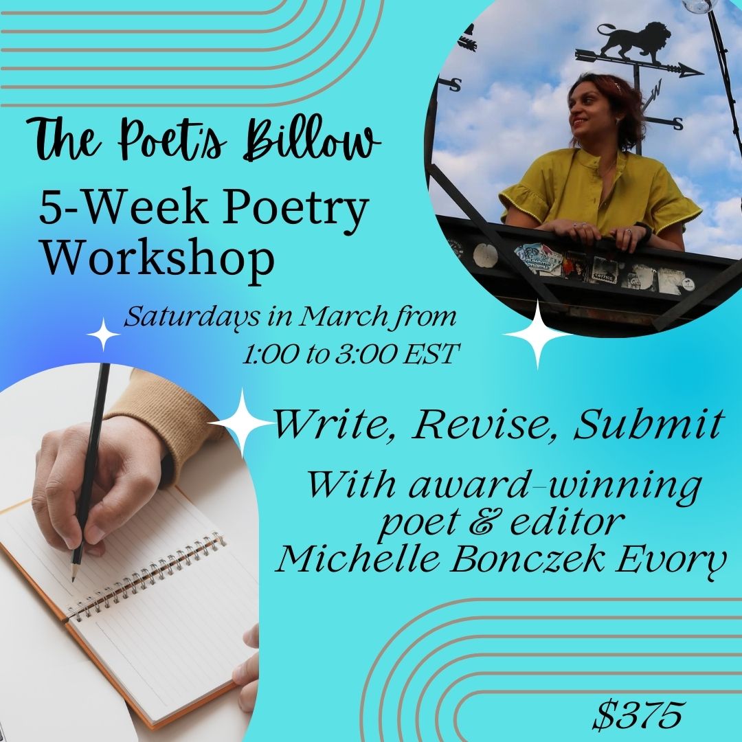 March Poetry Workshop: Write, Refine, Submit | the poet's billow